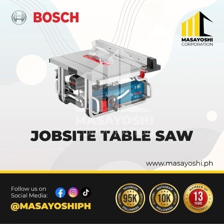 Bosch GTS 10 J Jobsite Table Saw | Working Table | Bosch | GTS 10 ...