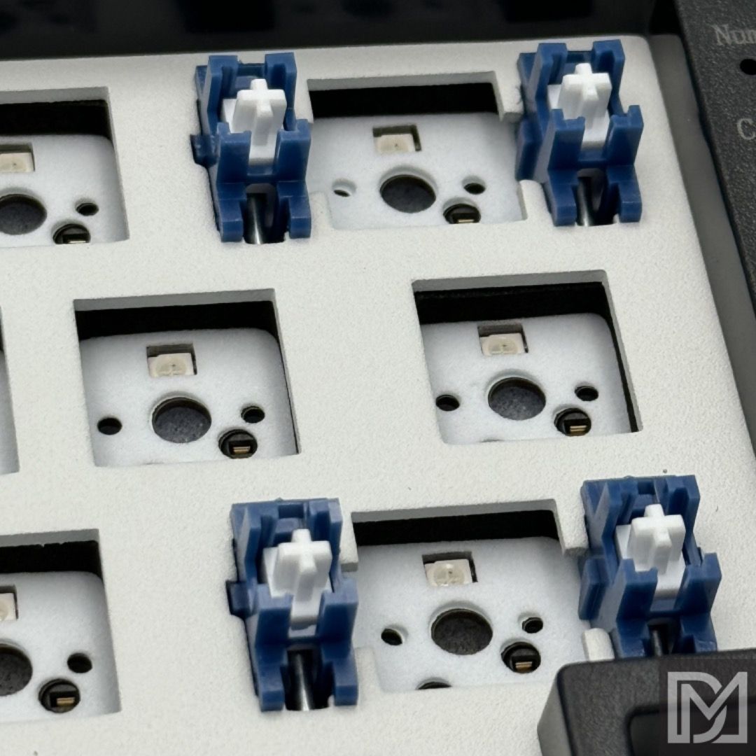 C98 Keyboard Kit with LCD Knob 98% Barebone Gasket Mount RGB 3 Modes ...