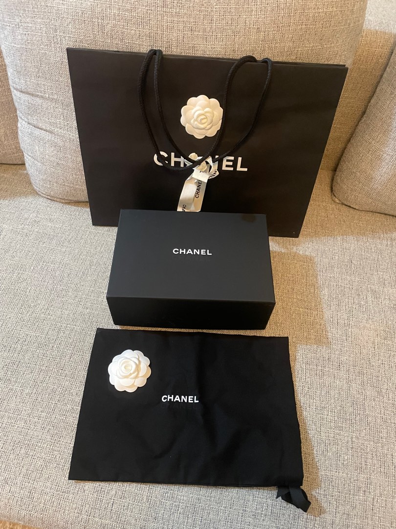 Chanel mini bag box with dustbag and paper bag, Women's Fashion, Bags ...