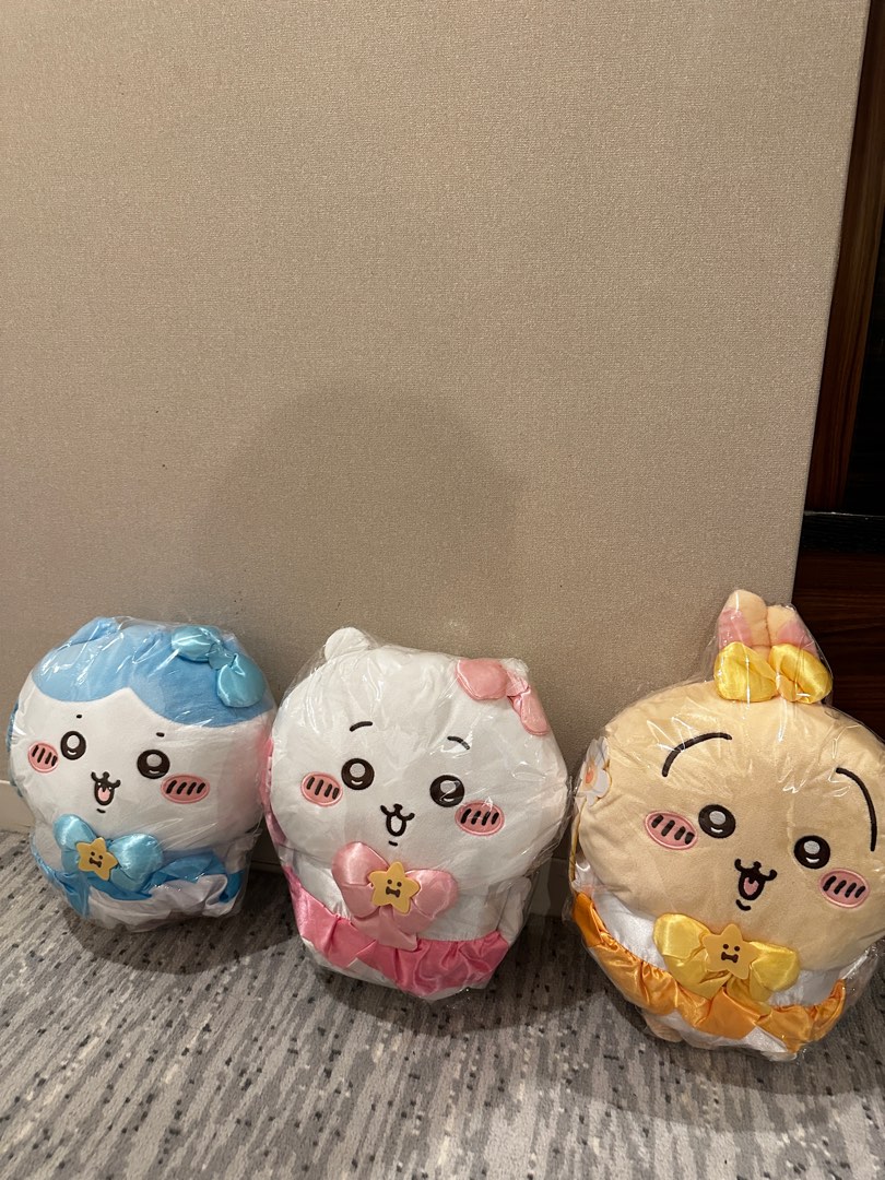 日本chikawa 一套三隻, 興趣及遊戲, 玩具 & 遊戲類 - Carousell
