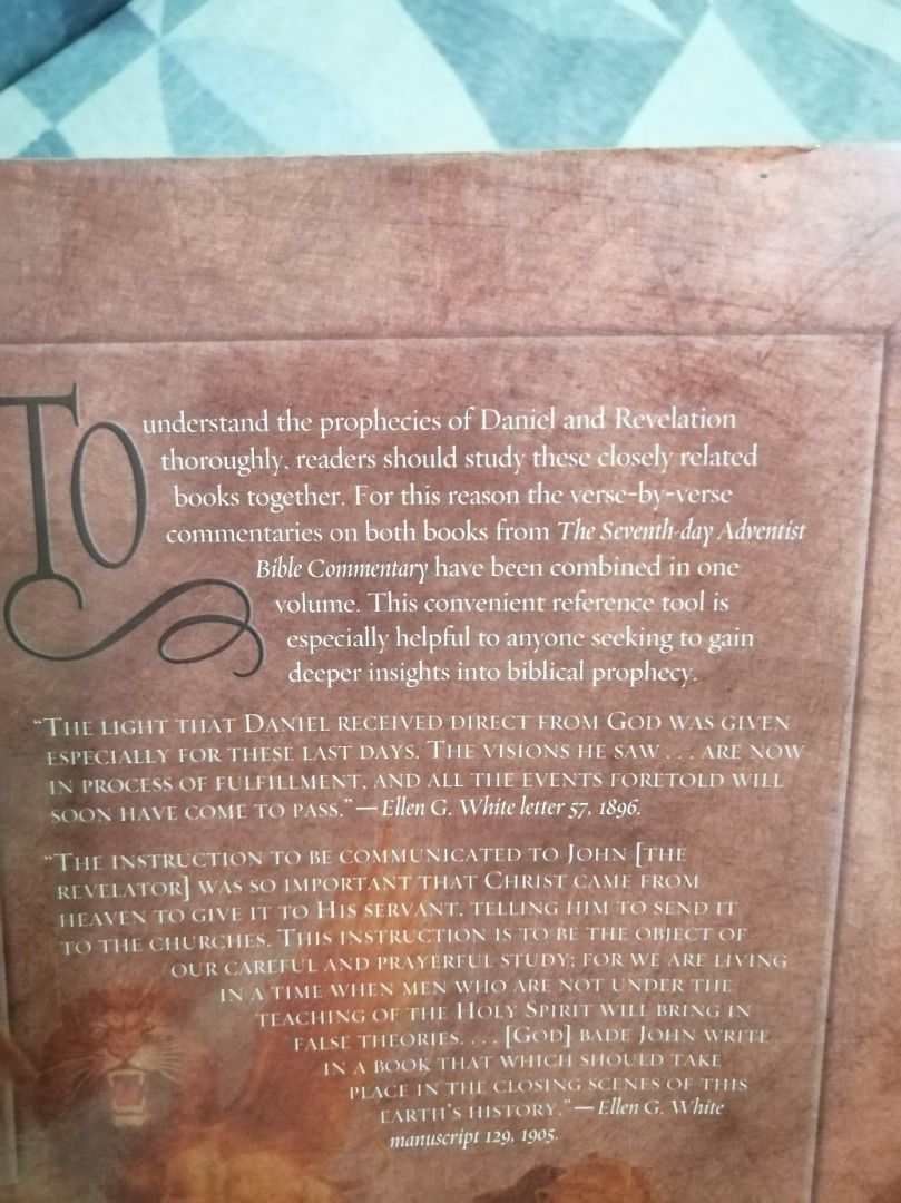 Commentary on Daniel and Revelation: From Seventh Day Adventist ...
