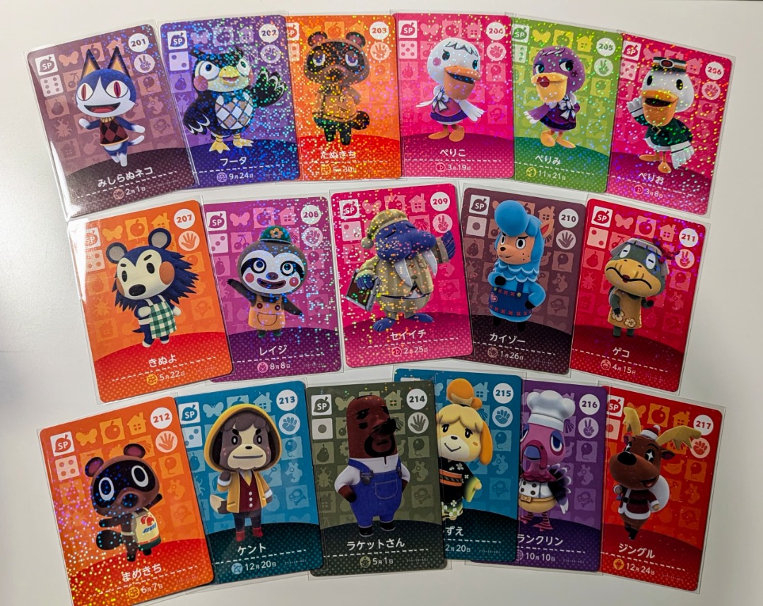 Complete SP Series 3 Animal Crossing Amiibo Cards, Hobbies & Toys, Toys ...