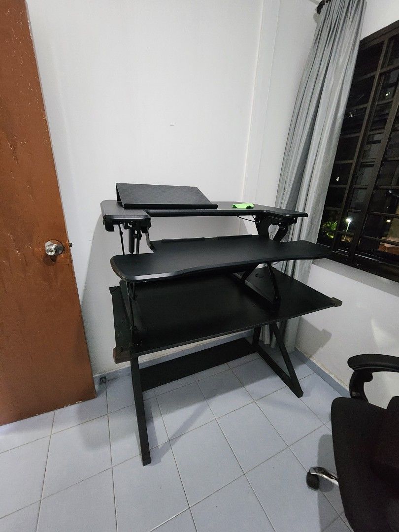 Computer Study Table with Raisable Table Height - Stand Working ...