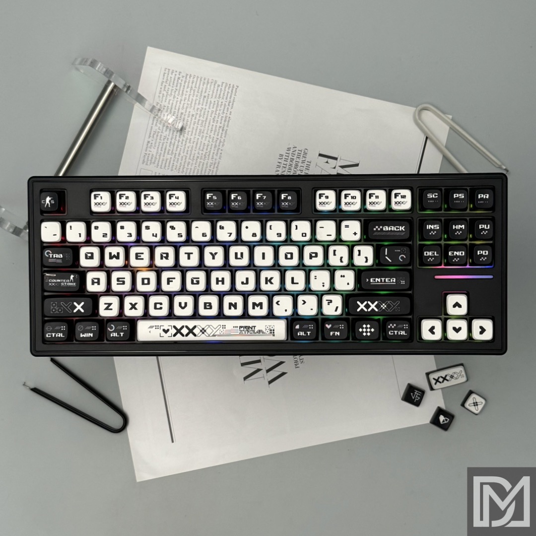 Counter Strike Keycap PBT Dye Sub MDA CSGO Pudding Keycaps 122pcs Fit ...