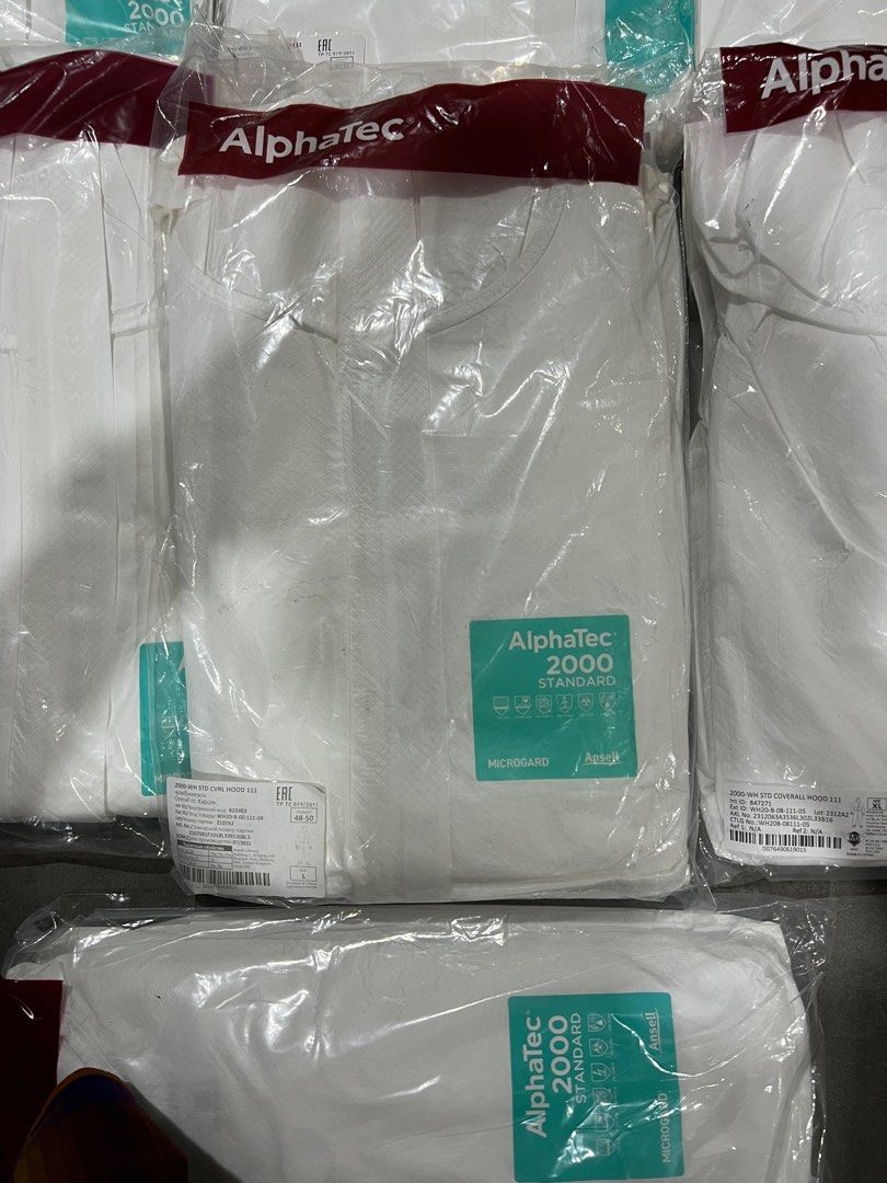Coverall Ansell AlphaTec 2000 Standard Model MICROGARD d Soft Flexible ...