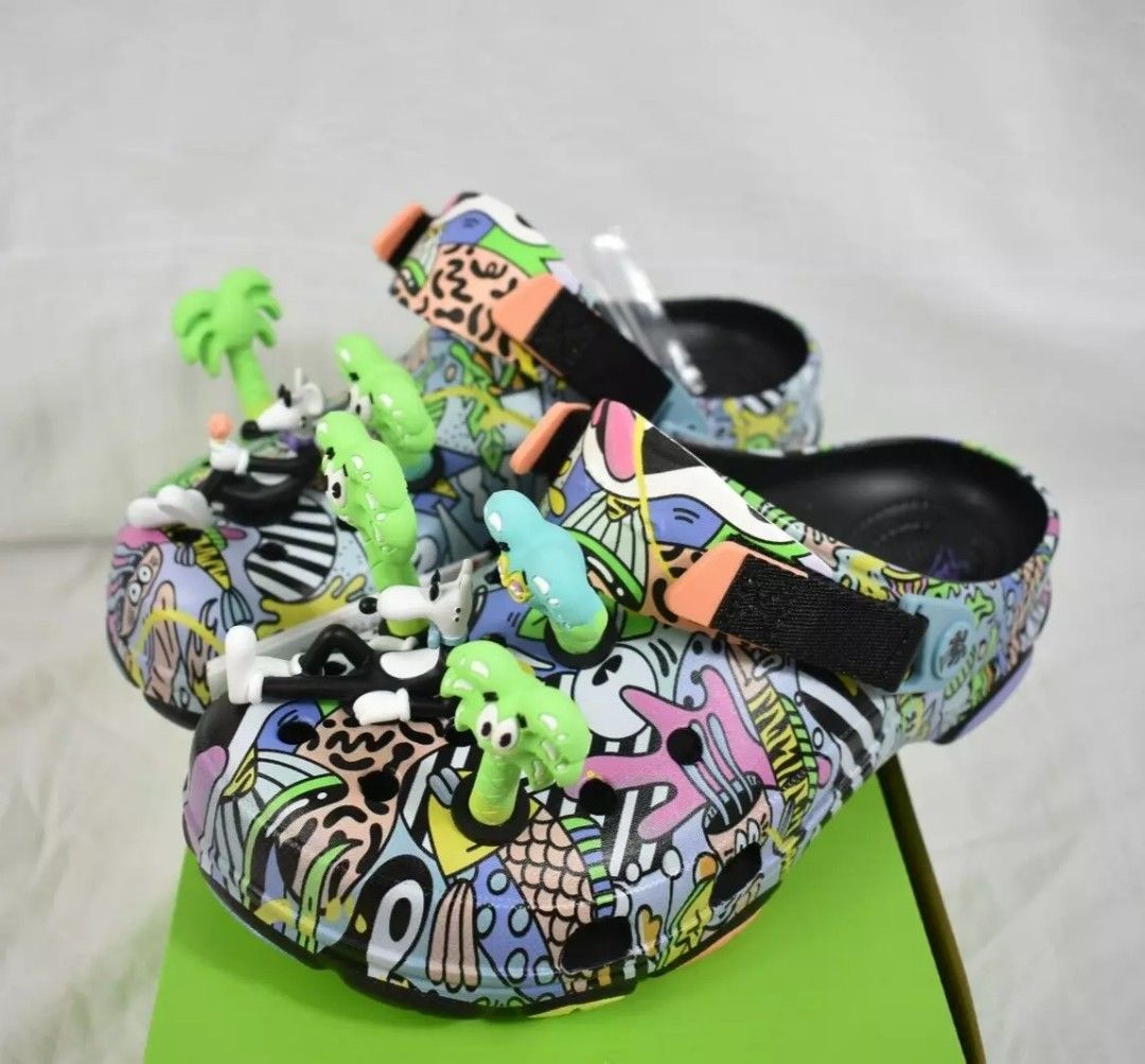 Crocs x Steven Harrington Quickstrike Limited Edition, Luxury, Sneakers ...