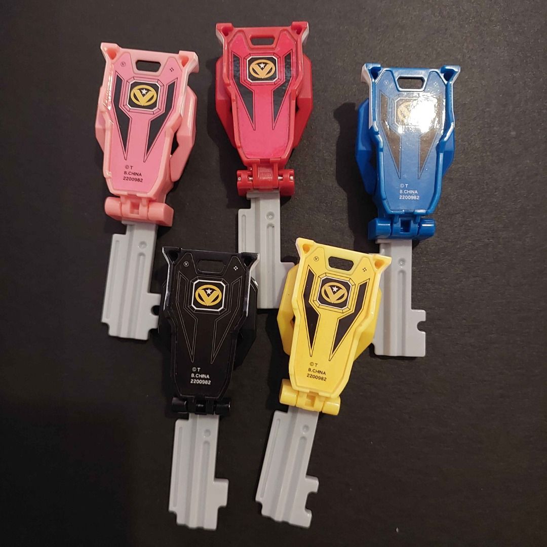 Dai Sentai Goggle V- Ranger Key Full Team Set (READ DESC), Hobbies ...