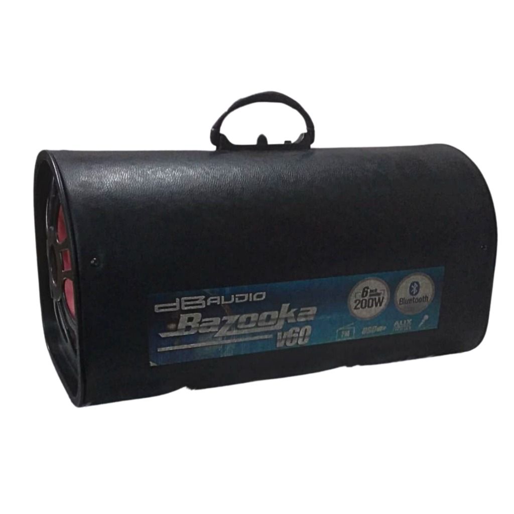 DBaudio Bazooka V60 200W 6"inch woofer Super Bass Bluetooth/USB/MicroSD ...
