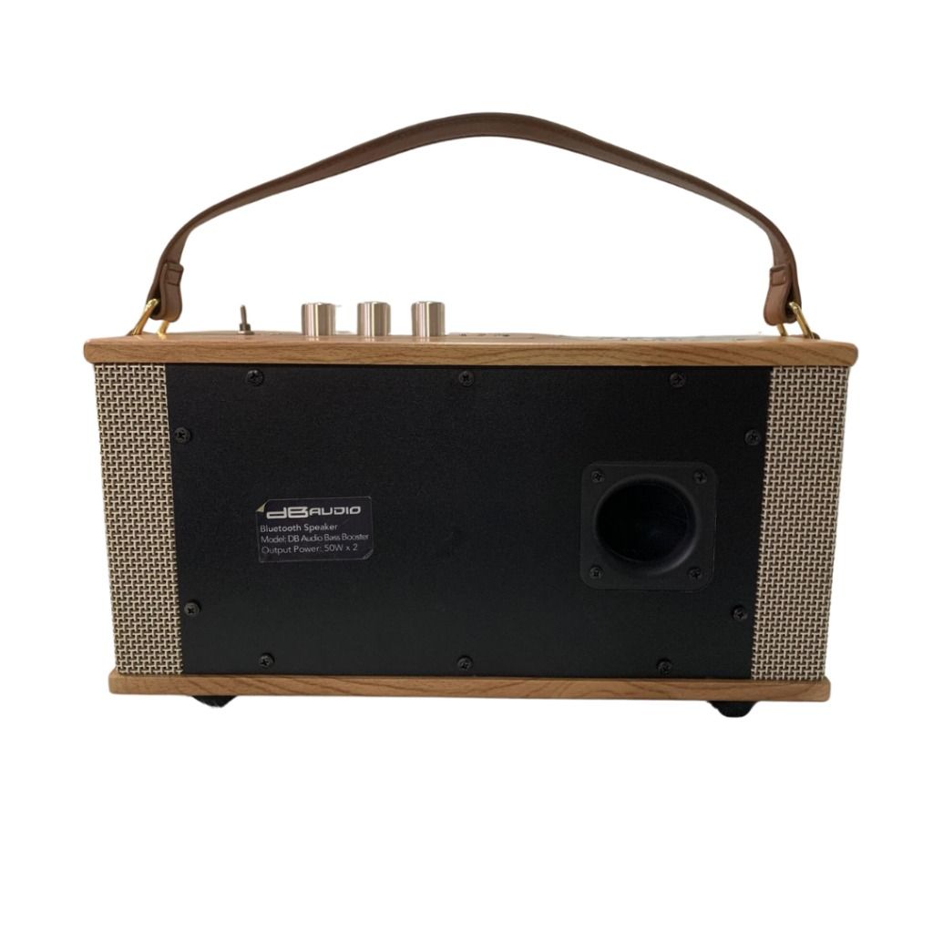 DBAudio Wireless Bluetooth Boombox Studio Aesthetic Wood Design With ...