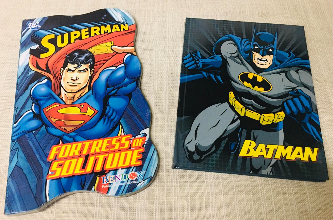 DC Batman Personalized Diary and Superman Book Bundle (Hardbound ...