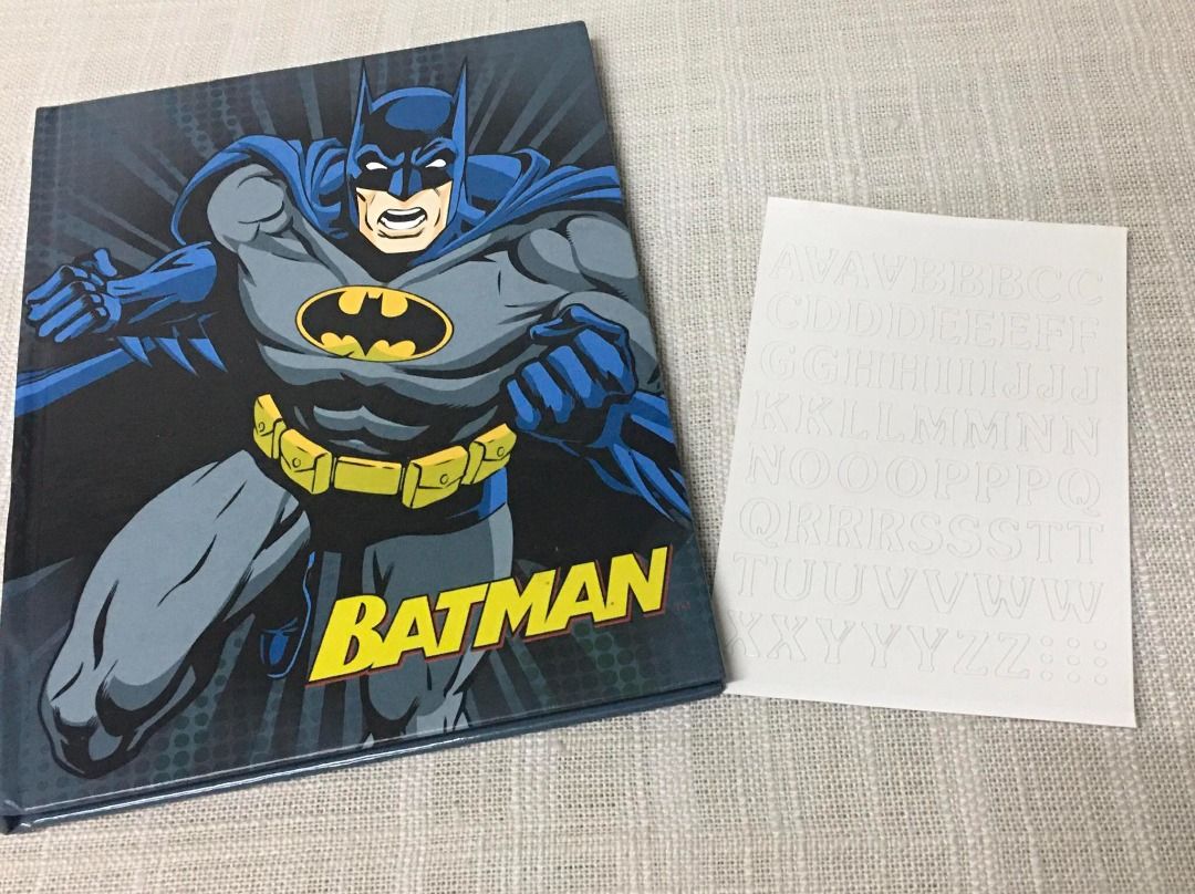 DC Batman Personalized Diary and Superman Book Bundle (Hardbound ...