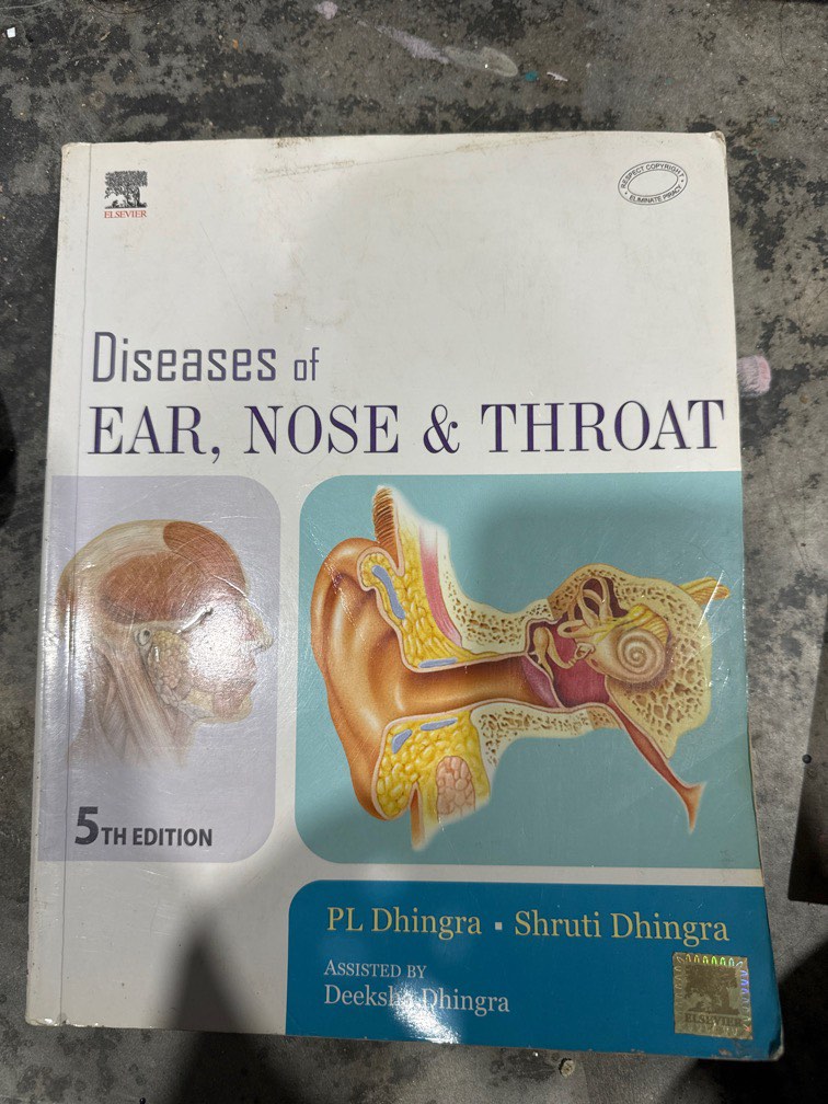 Dhingra Disease of ENT, Hobbies & Toys, Books & Magazines, Textbooks on ...