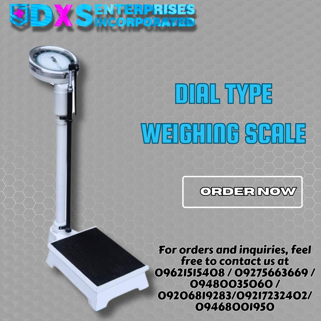DIAL TYPE WEIGHING SCALE, Health & Nutrition, Medical Supplies & Tools ...