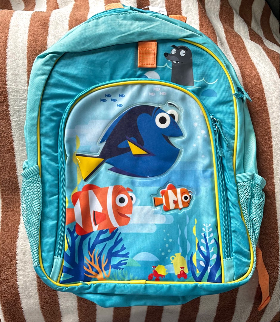 Disney Pixar Nemo Theme Bagpack for Boys, Women's Fashion, Bags ...