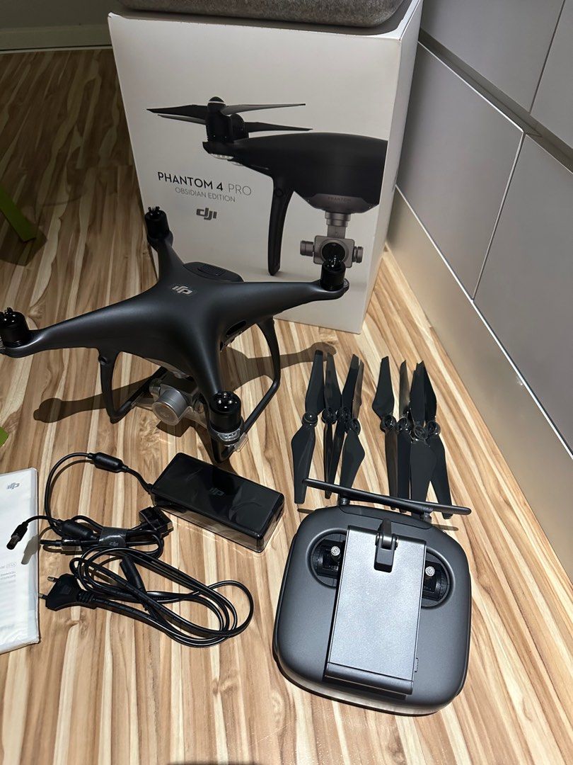 DJI PHANTOM 4 PRO OBSIDIAN EDITION, Photography, Drones on Carousell