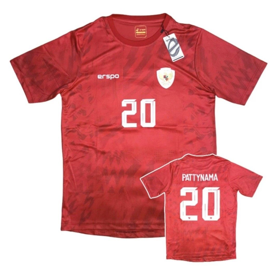 Erspo Official Timnas Indonesia National Team Home Jersey 2024 Original ...