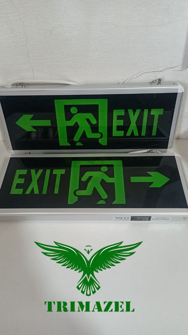EXIT SIGNAGE, Commercial & Industrial, Construction Tools & Equipment ...