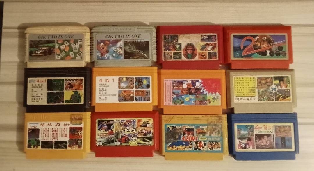 Family Computer Games Bootleg (Famicom) Check Details A, Video Gaming ...