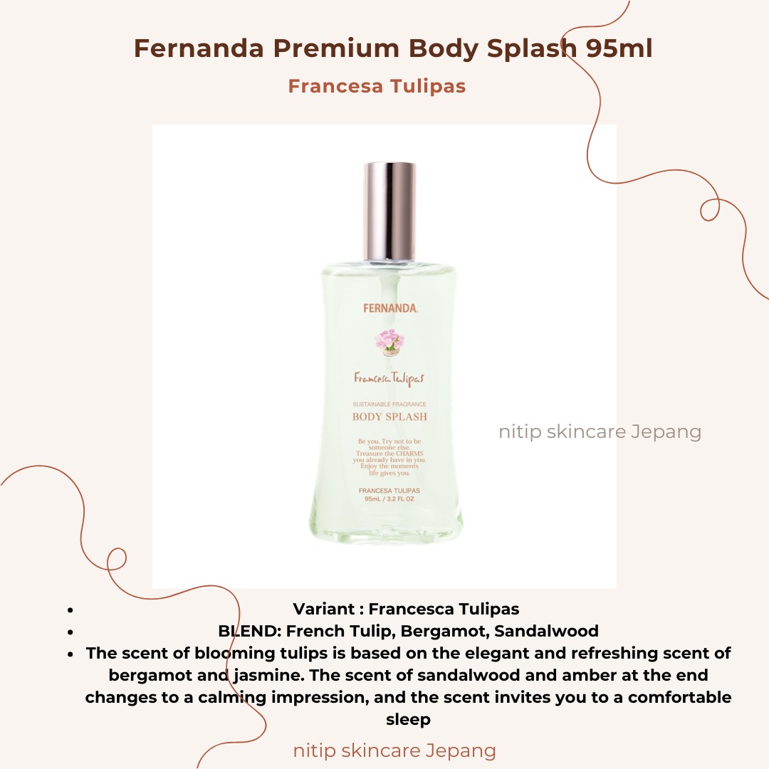 fernanda premium body splash, Kesehatan & Kecantikan, Rias Wajah di ...