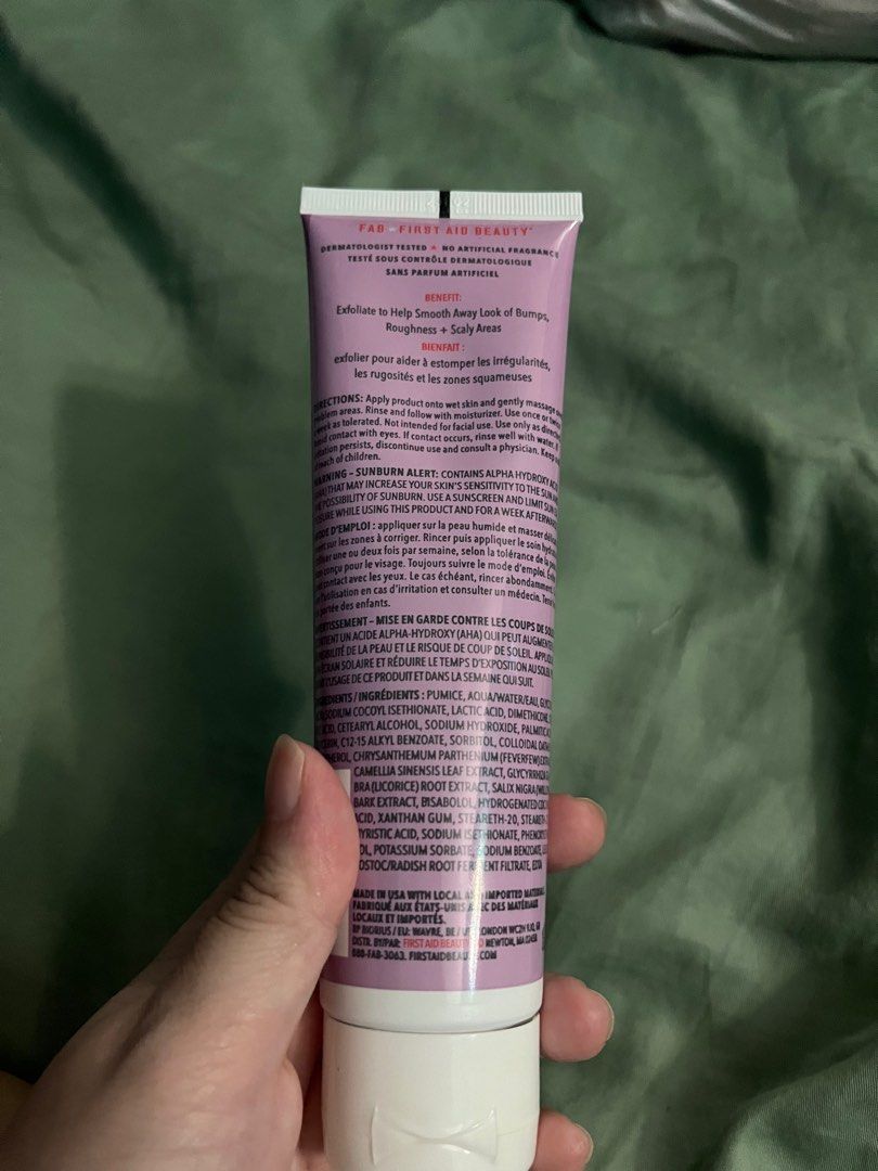 First aid beauty fab kp bump eraser body scrub, Beauty & Personal Care ... First aid beauty fab kp bump eraser body scrub, Beauty & Personal Care ...