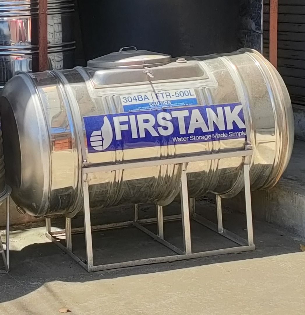 Firstank 500L Stainless Steel Water Storage Tank, Commercial ...