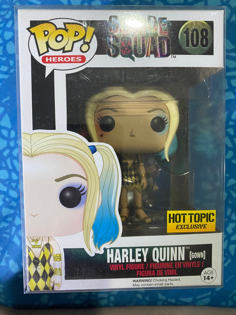 Funko Pop Suicide Squad Harley Quinn (Gown) (108), Hobbies & Toys, Toys ...