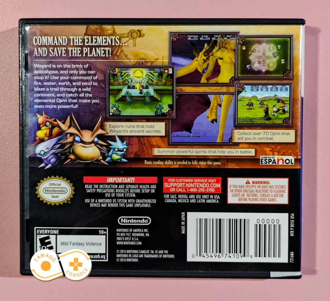 Golden Sun: Dark Dawn - [DS Game] [NTSC / ENGLISH Language], Video ...