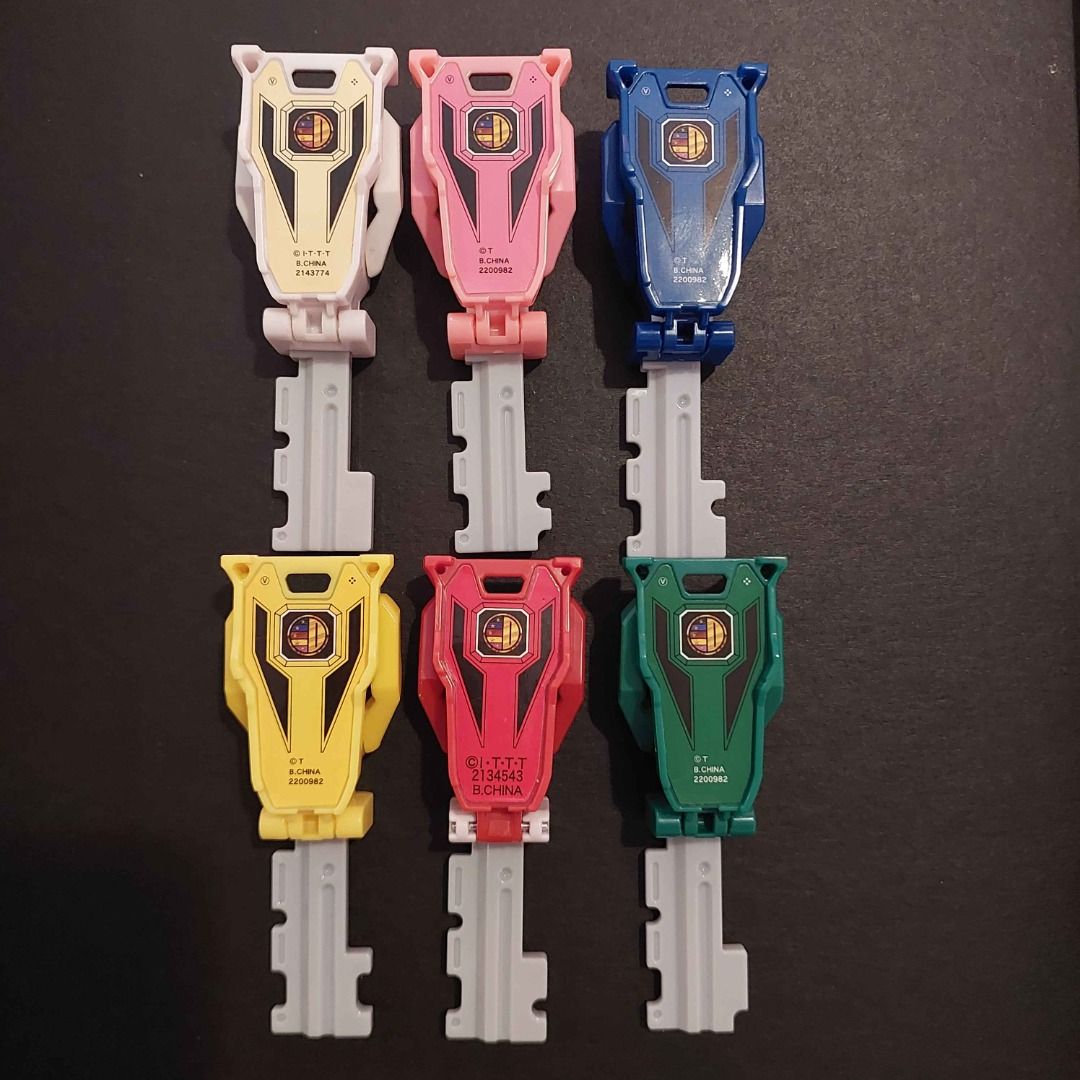 Gosei Sentai Dairanger - Ranger Key Full Team Set (READ DESC), Hobbies ...