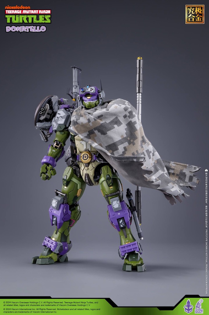 (Ready Stock) HeatBoys HB0015 TMNT Mecha Donatello Figure Die-cast ...
