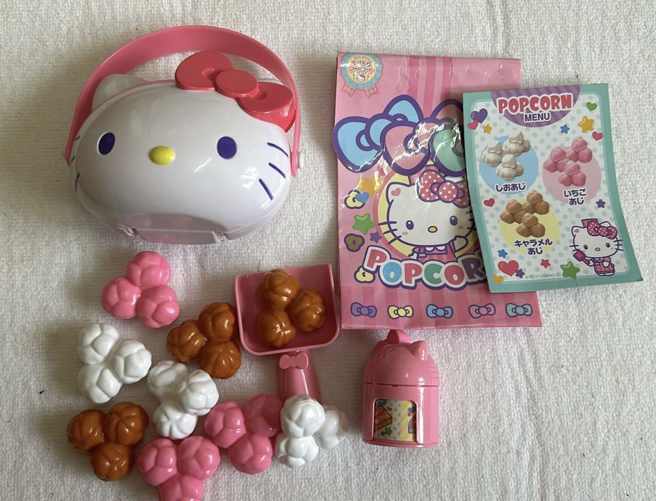 Hello kitty popcorn toys, Hobbies & Toys, Toys & Games on Carousell