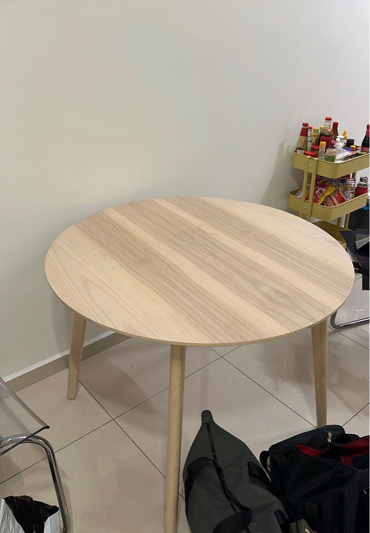 IKEA LISABO Dining Table, Furniture & Home Living, Furniture, Tables ...