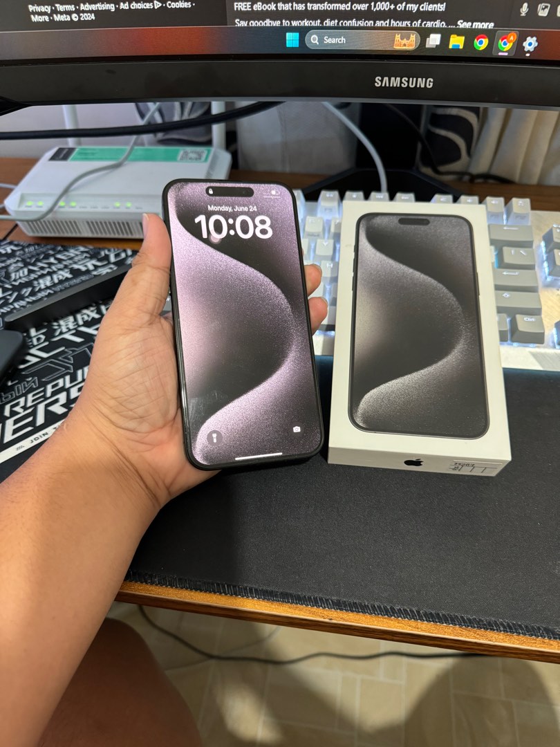iPhone 15 Promax 256gb openline ntc complete month old, Mobile Phones ...