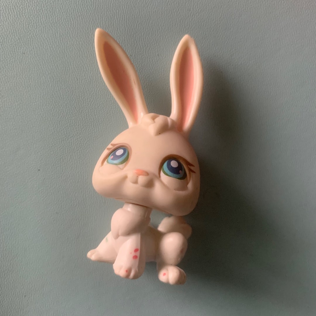 Lps White Bunny Rabbit #3, Hobbies & Toys, Toys & Games on Carousell