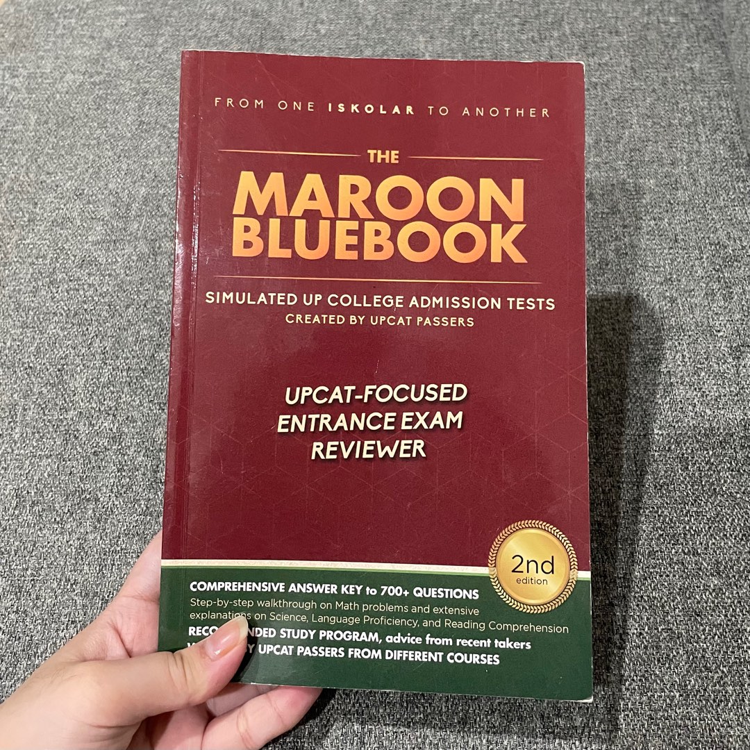 Maroon Bluebook, Hobbies & Toys, Books & Magazines, Assessment Books on ...