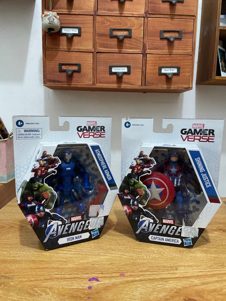 Marvel Gamer Verse Iron Man and Captain America, Hobbies & Toys, Toys ...