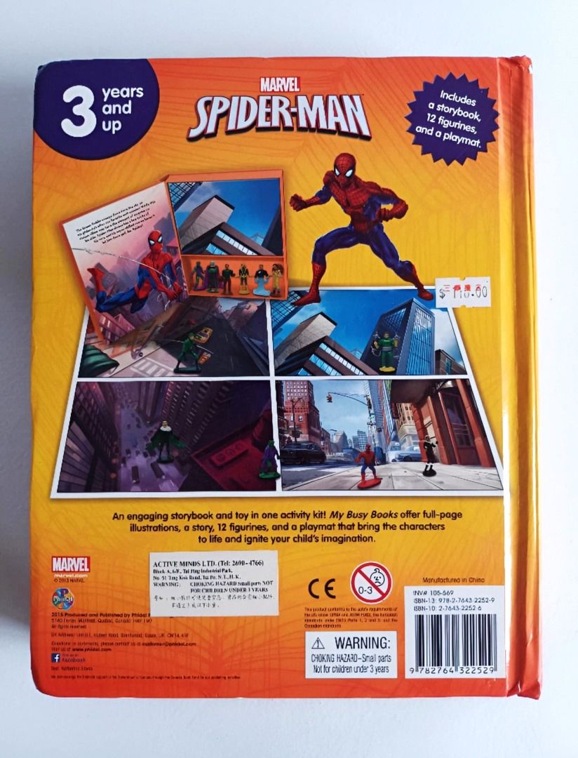 Marvel Spider-Man Busy Book, Hobbies & Toys, Books & Magazines ...