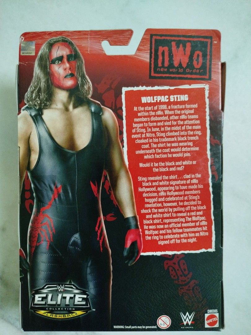 Mattel WWE elite Wolfpack Sting RARE, Hobbies & Toys, Toys & Games on ...