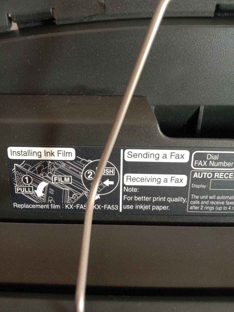 Mesin Fax Machine Panasonic, Elektronik, Lainnya di Carousell