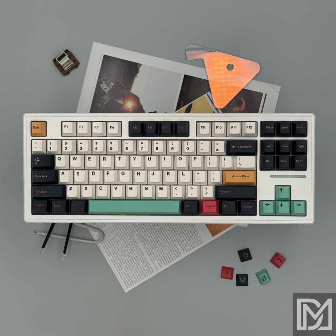 Metropolis Keycap 129pcs PBT Dye Sub Cherry Beige RGB CMYK Keycaps Fit ...