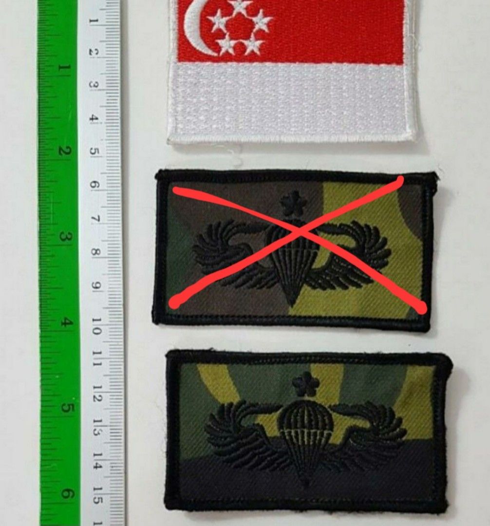 Military Patch Cloth ROC Taiwan Airborne Wing, Hobbies & Toys ...