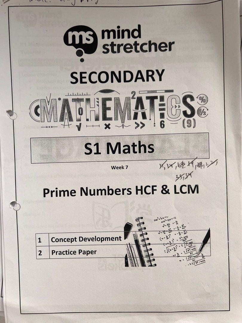 Mind Stretcher Math Sec -1, Hobbies & Toys, Books & Magazines ...