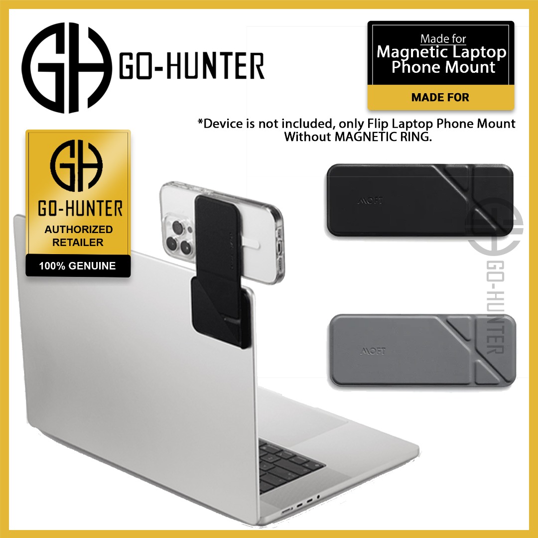 MOFT Flip Laptop Phone Mount - MagSafe Compatible Without Magnetic Ring ...