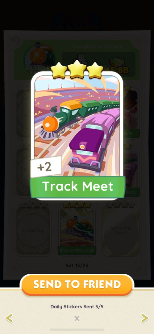 Monopoly Go Stickers Track Meet, Video Gaming, Video Games, Others on ...