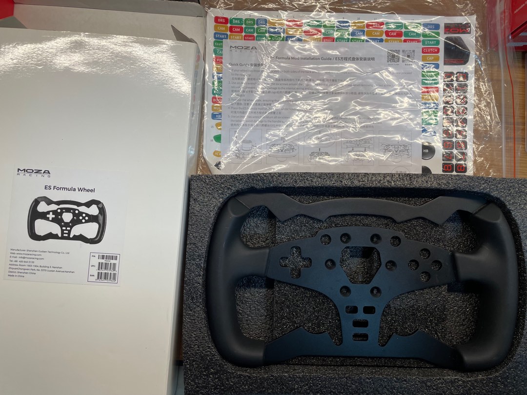 Moza ES Formula Wheel Mod for Moza R5 / Sim Racing / Racing Simulator ...