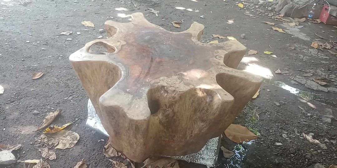 Narra root center table, Furniture & Home Living, Furniture, Tables ...