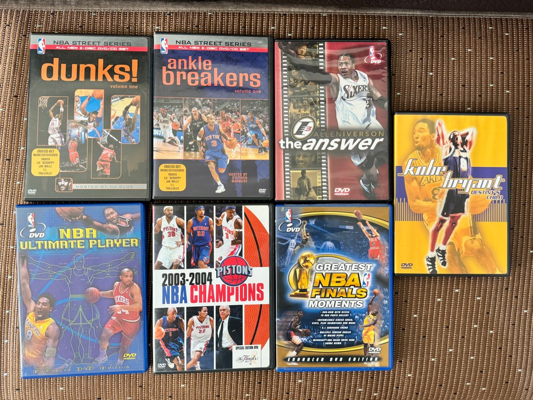 NBA DVD 珍藏, 興趣及遊戲, 收藏品及紀念品, 明星周邊 - Carousell