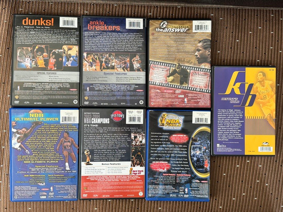 NBA DVD 珍藏, 興趣及遊戲, 收藏品及紀念品, 明星周邊 - Carousell