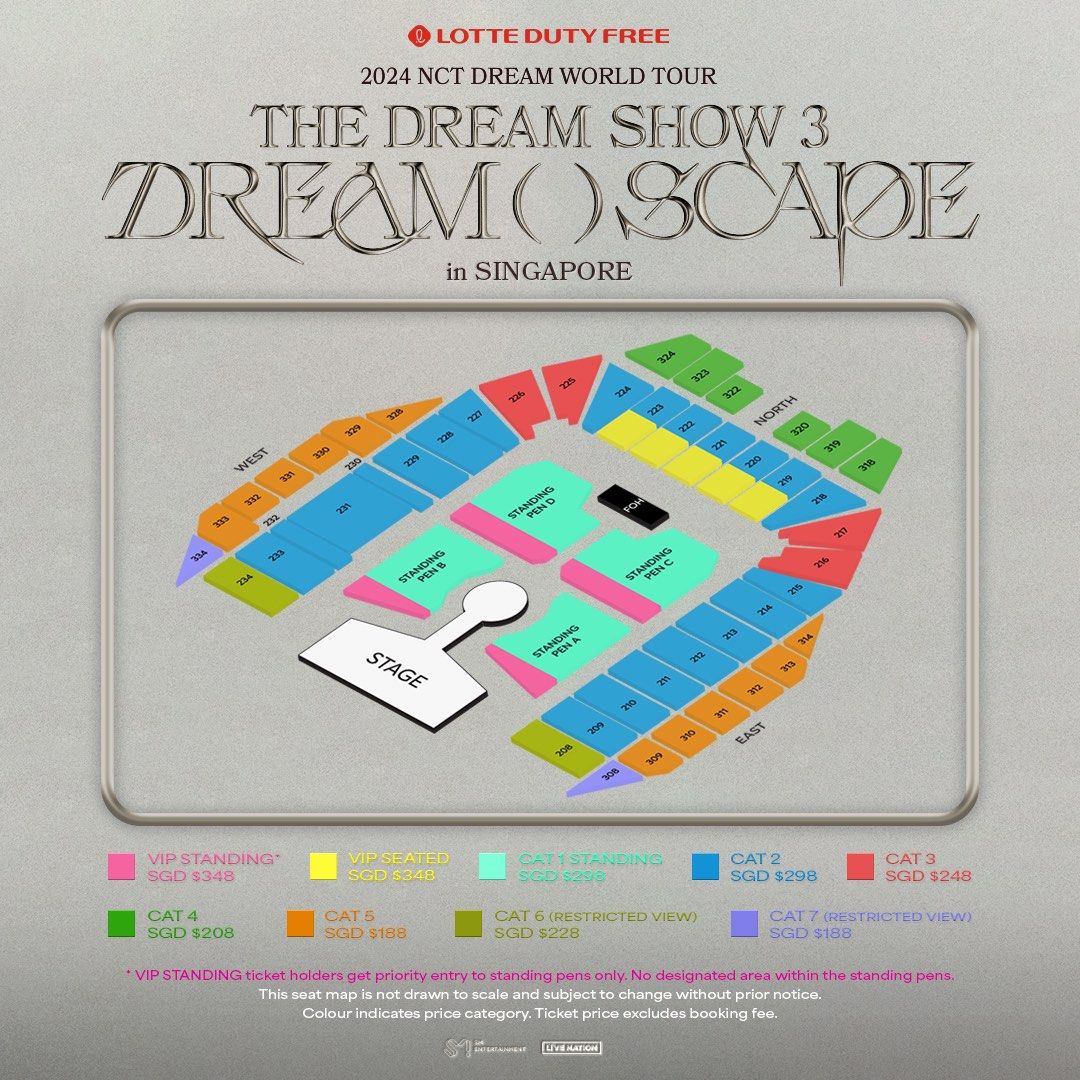 NCT Dream TDS3 Concert, Tickets & Vouchers, Event Tickets on Carousell