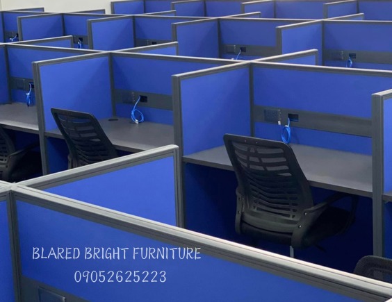 Office Cubicle : FULL FABRIC Blue , Office Partition x. Office ...