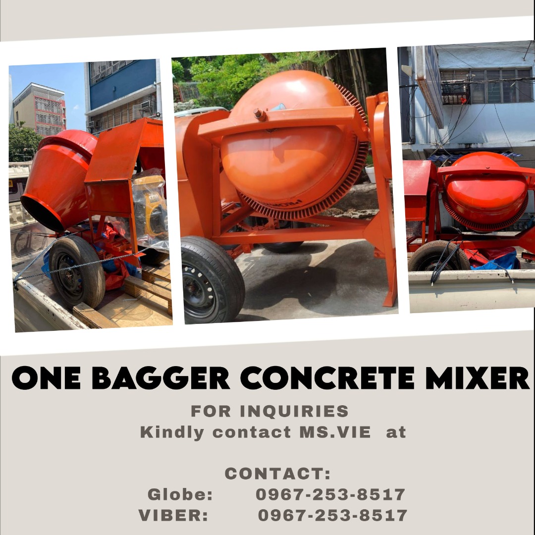 ONE BAGGER CONCRETE MIXER, Commercial & Industrial, Industrial ...